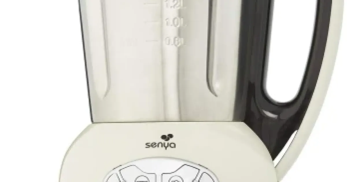 Test Senya Blender Chauffant Crème INOX Cook & Ice V3 : ça c